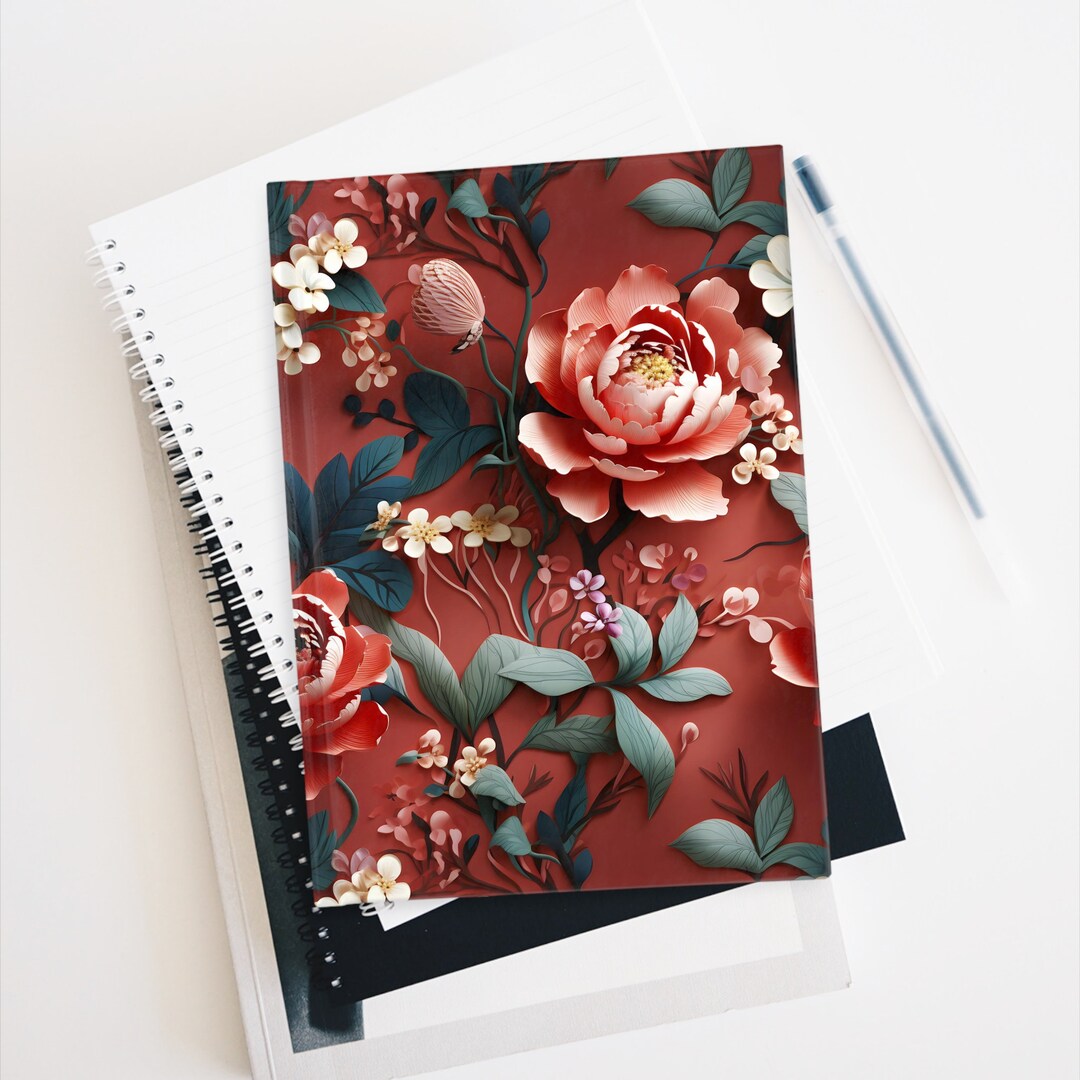 Papercut Romance Chinoiserie Journal - Unlined - Etsy