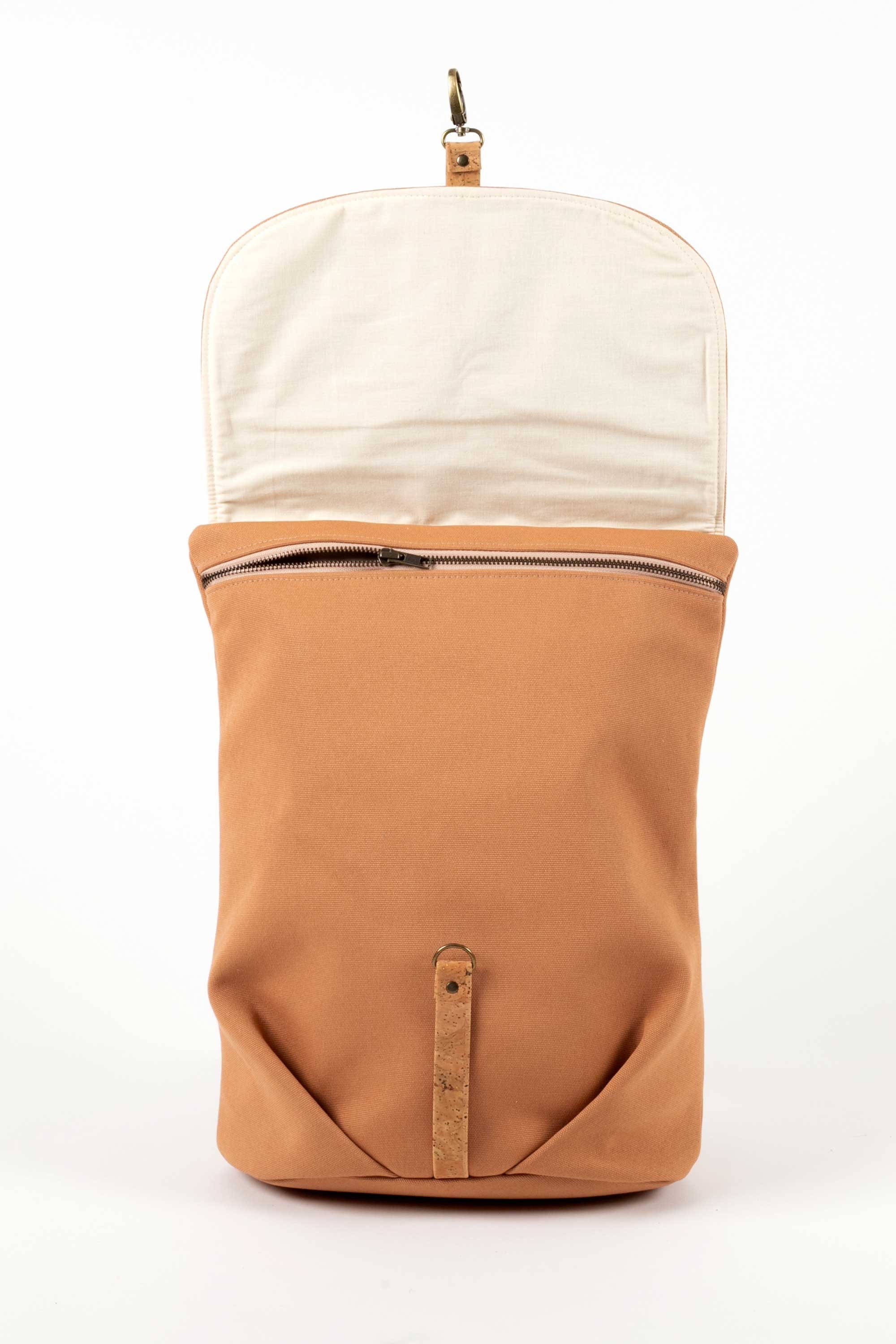 Sustainable Backpack Boho Recycled Canvas Rucksack Women Eco - Etsy