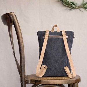 Women's Small Canvas Daypack, Small Canvas Backpack for Women, Mini ...