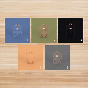 Women's Small Canvas Daypack, Small Canvas Backpack for Women, Mini ...