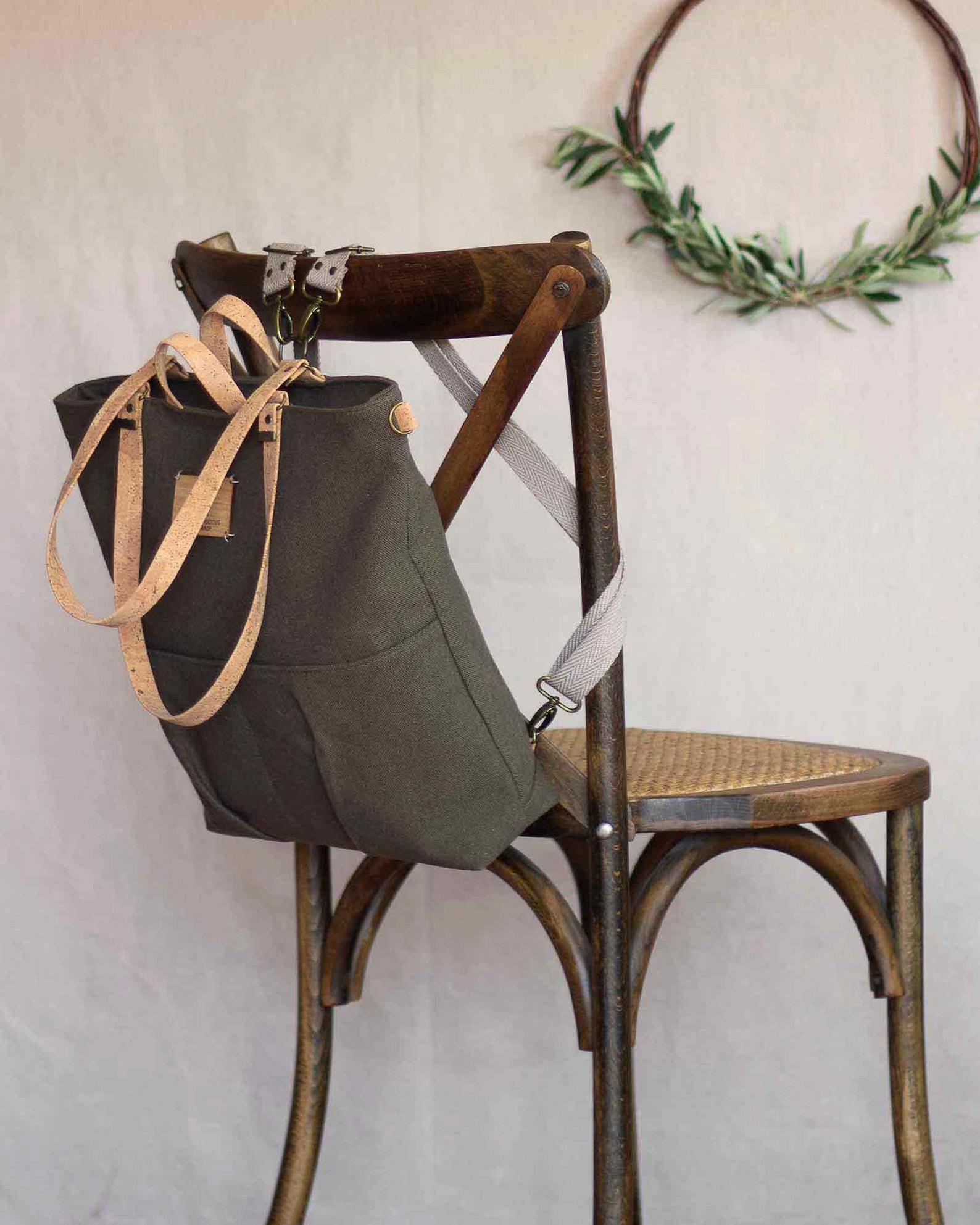 Convertible Backpack Purse, Canvas Convertible Tote Bag, Convertible ...