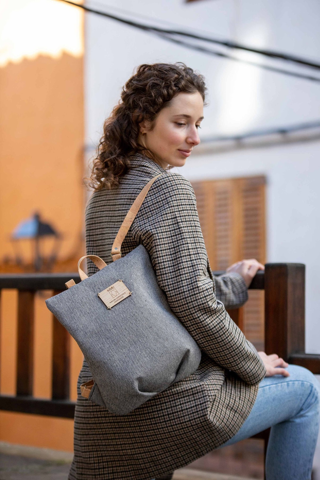 Small Womens Backpack, Slim Backpack Women, Sustainable Backpack Purse ...