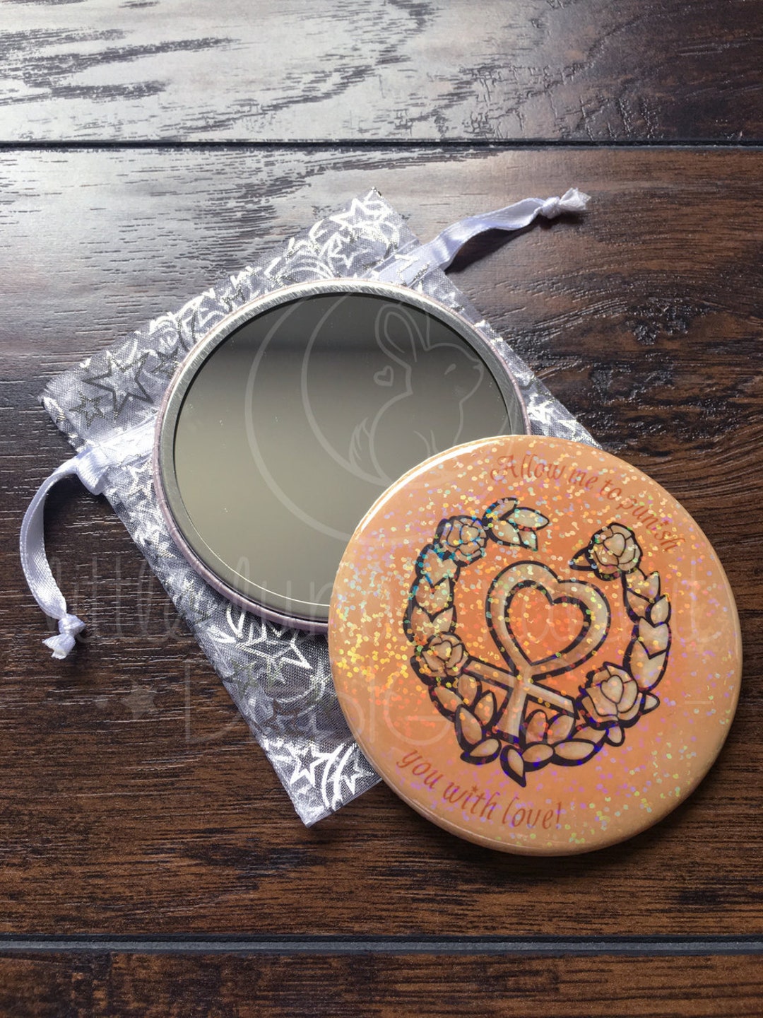 Venus Holographic Pocket Mirror - 3.5" - Etsy