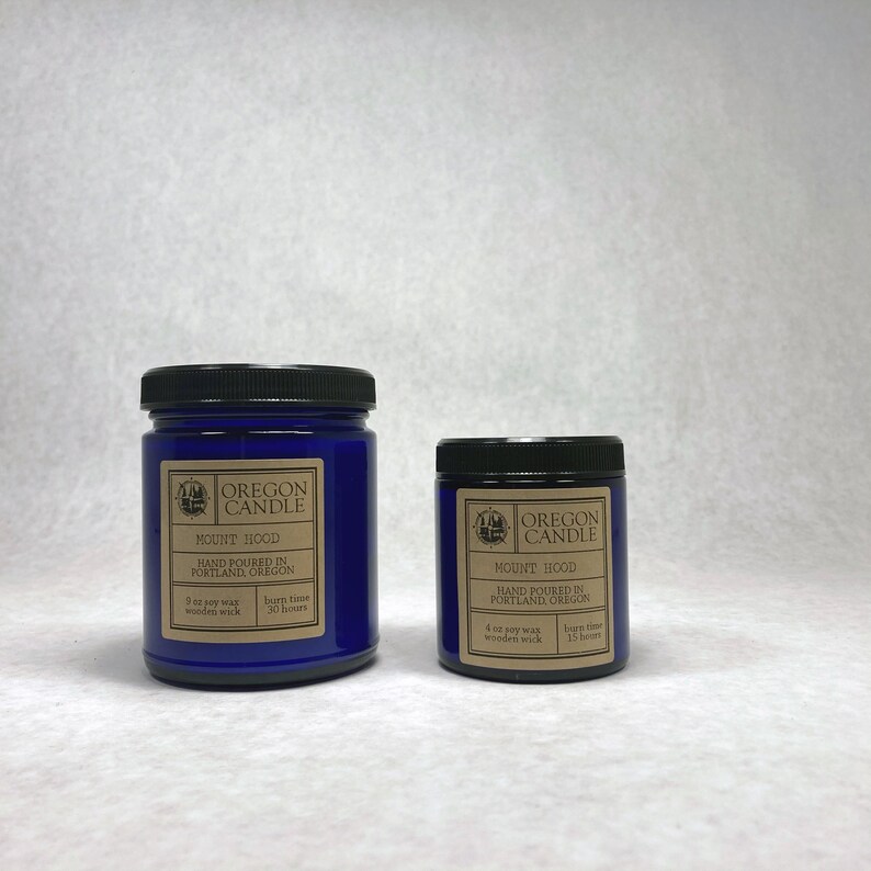 Oregon Candle Mount Hood Soy Candle Wood Wick | Etsy