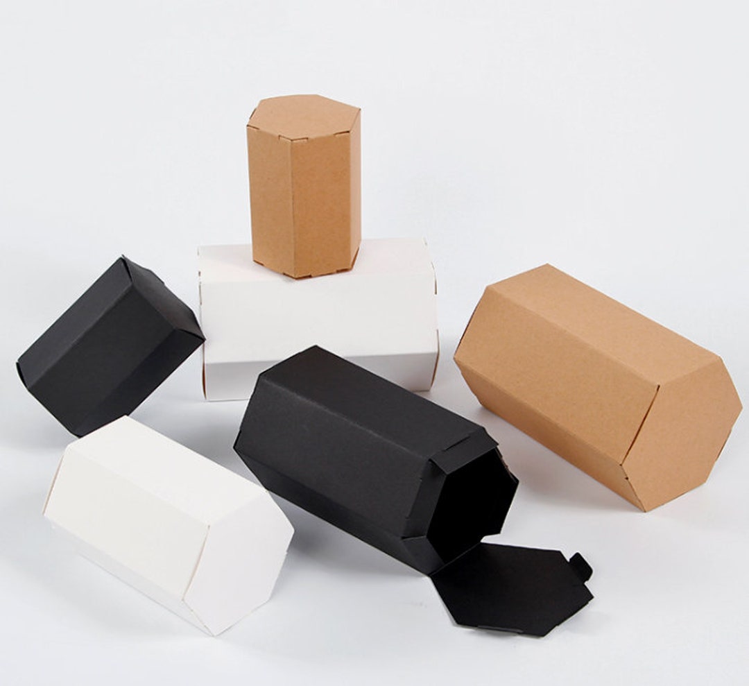 15x Kraft Paper Hexagonal Gift Boxes Candy Chocolate Jewelry - Etsy