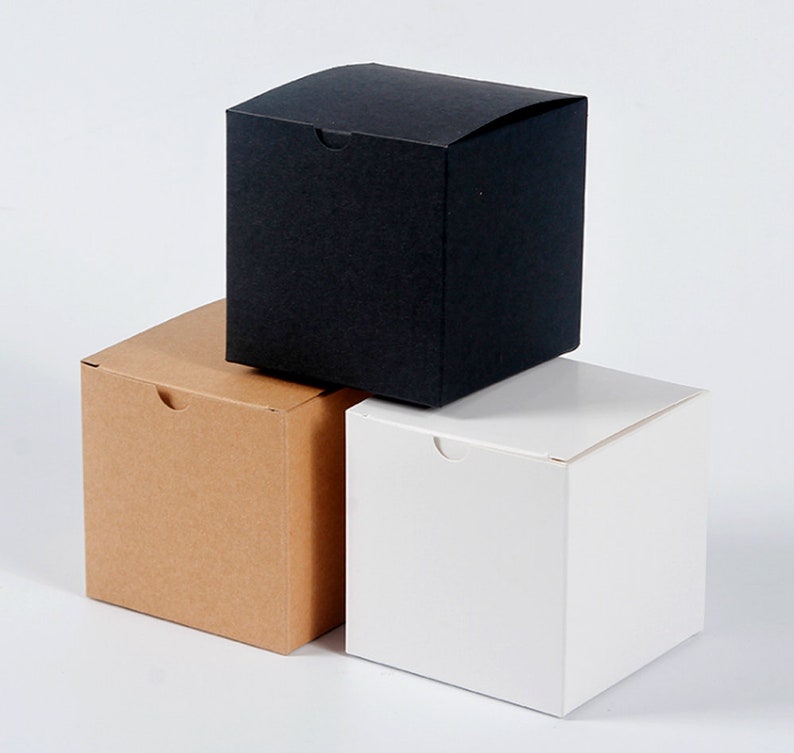 Kraft Paper Gift Boxes Small Kraft Jewelry Wedding Favor Box - Etsy