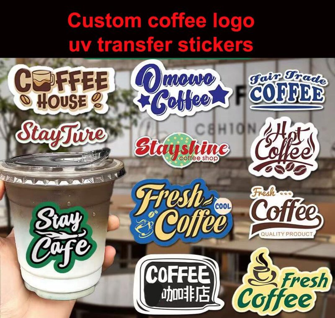 Customize Gold/silver Foil UV Transfer Stickers Personalized 3D Vinyl ...