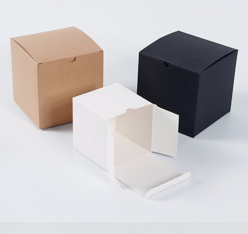 Kraft Paper Gift Boxes Small Kraft Jewelry Wedding Favor Box - Etsy