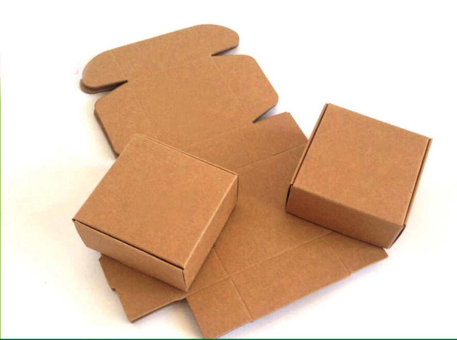 100pcs Kraft Paper Box Small Brown Kraft Jewelry Wedding - Etsy