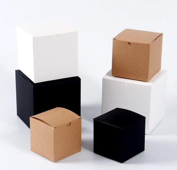Kraft Paper Gift Boxes Small Kraft Jewelry Wedding Favor Box - Etsy