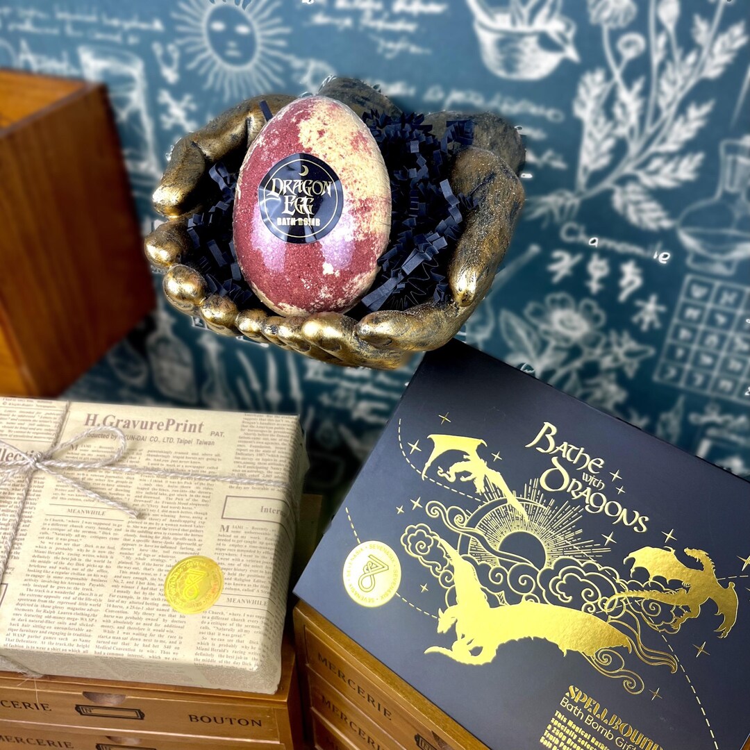 Dragon Egg Bath Bomb Gift Set: Personalized Secrets of the Realm Gifts ...