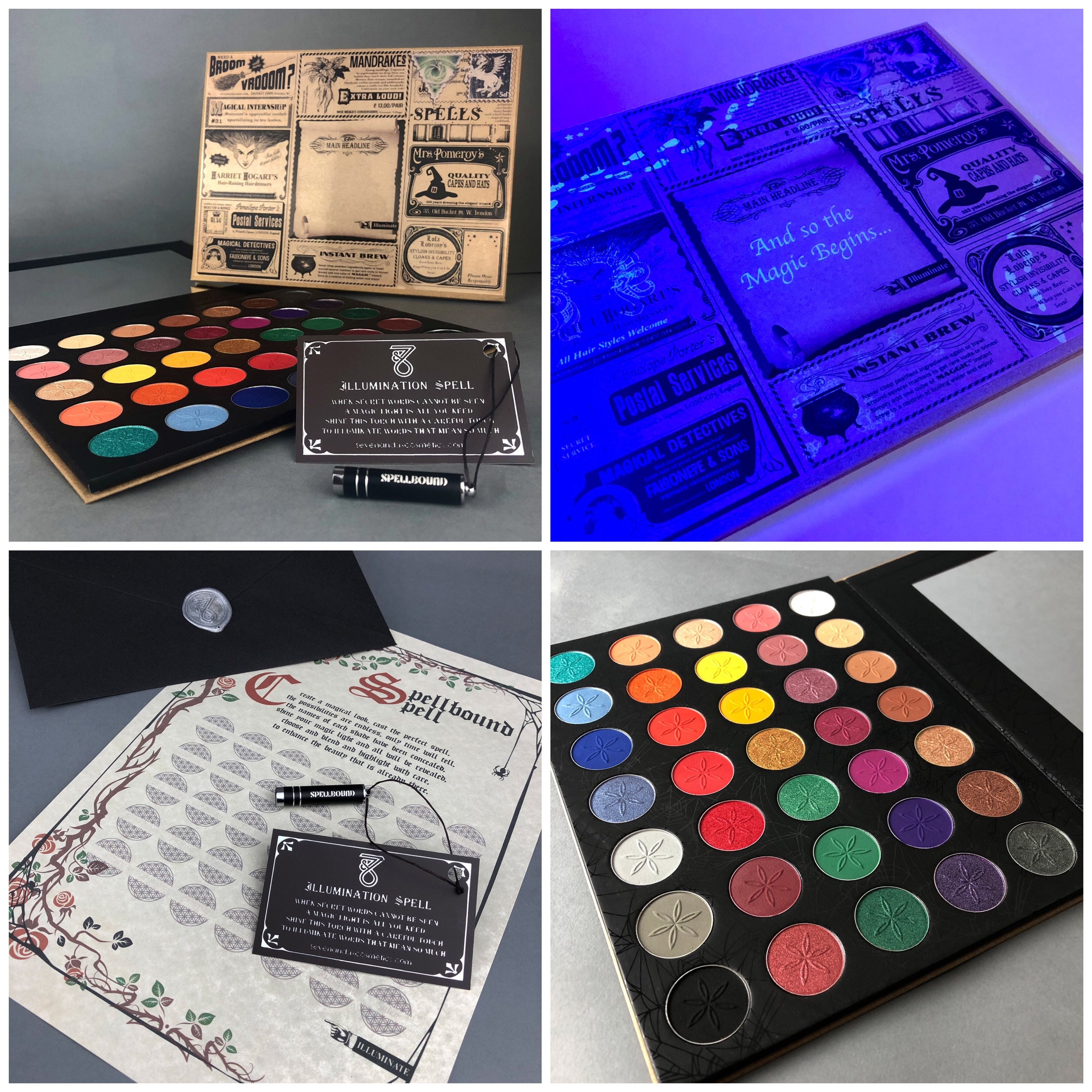 Witchcraft Witch Wizard Eyeshadow Palette Gift Set Makeup | Etsy