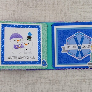 Winter Photo Album Scrapbook Album for Winter Pictures and Journaling ...
