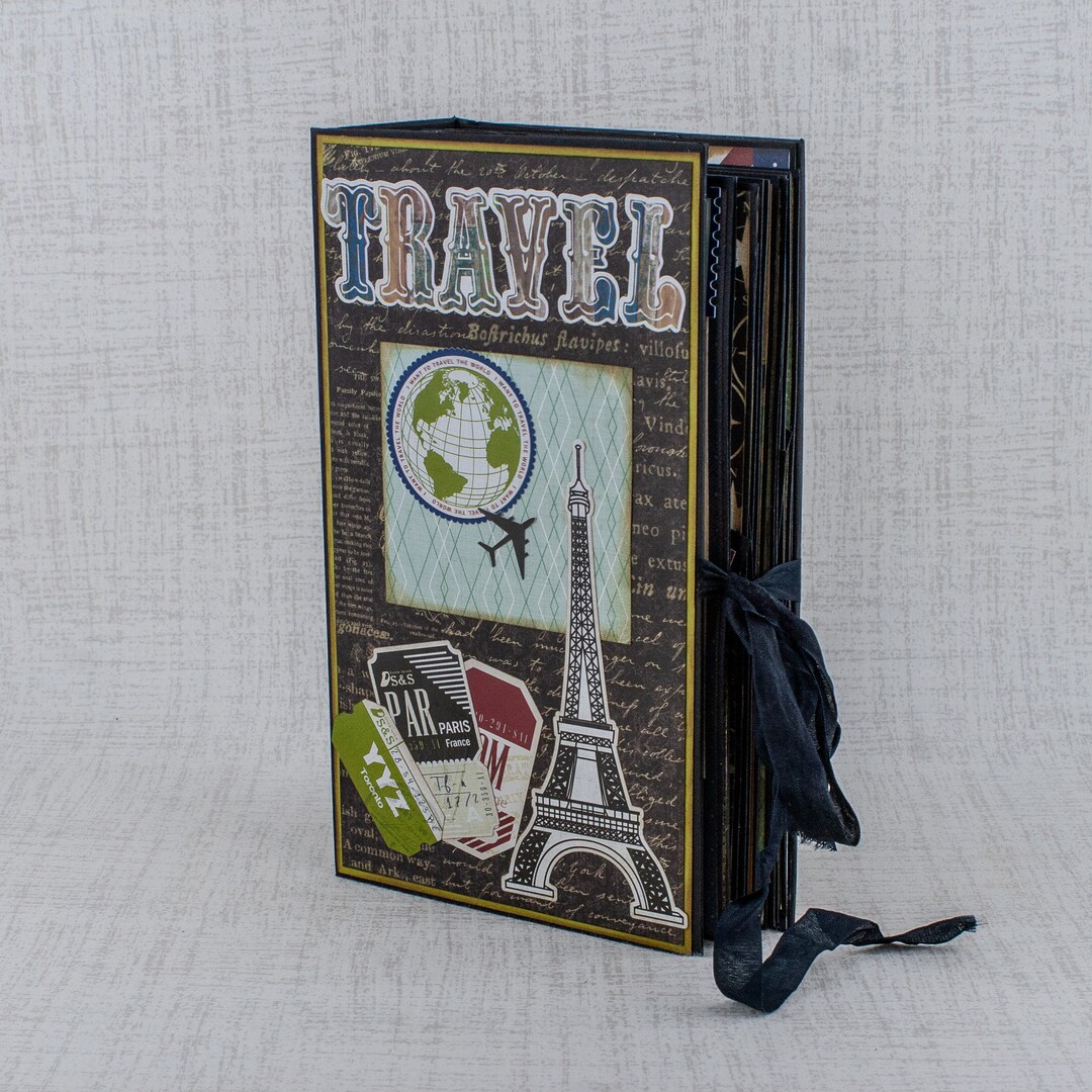 Travel Mini Scrapbook Album W/removable Pages for Photos and Journaling ...