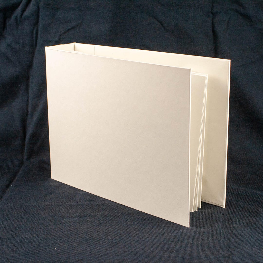 Blank "loose Leaf Binder" Book - White DIY Mini Album,diy Scrapbook,diy ...