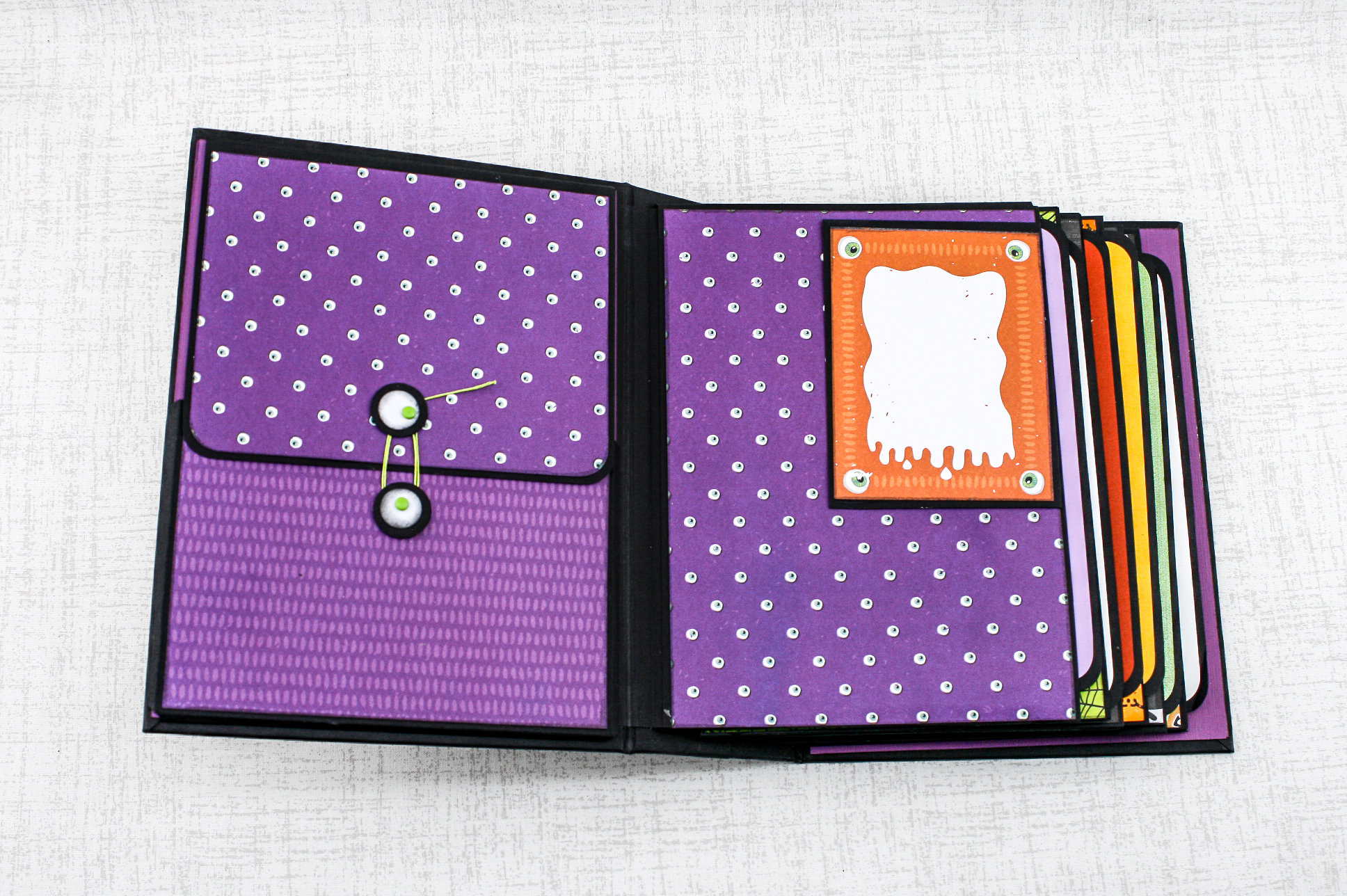 Trick or Treat Ghost Mini Album and Photo Scrapbook and - Etsy