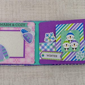 Winter Photo Album Scrapbook Album for Winter Pictures and Journaling ...
