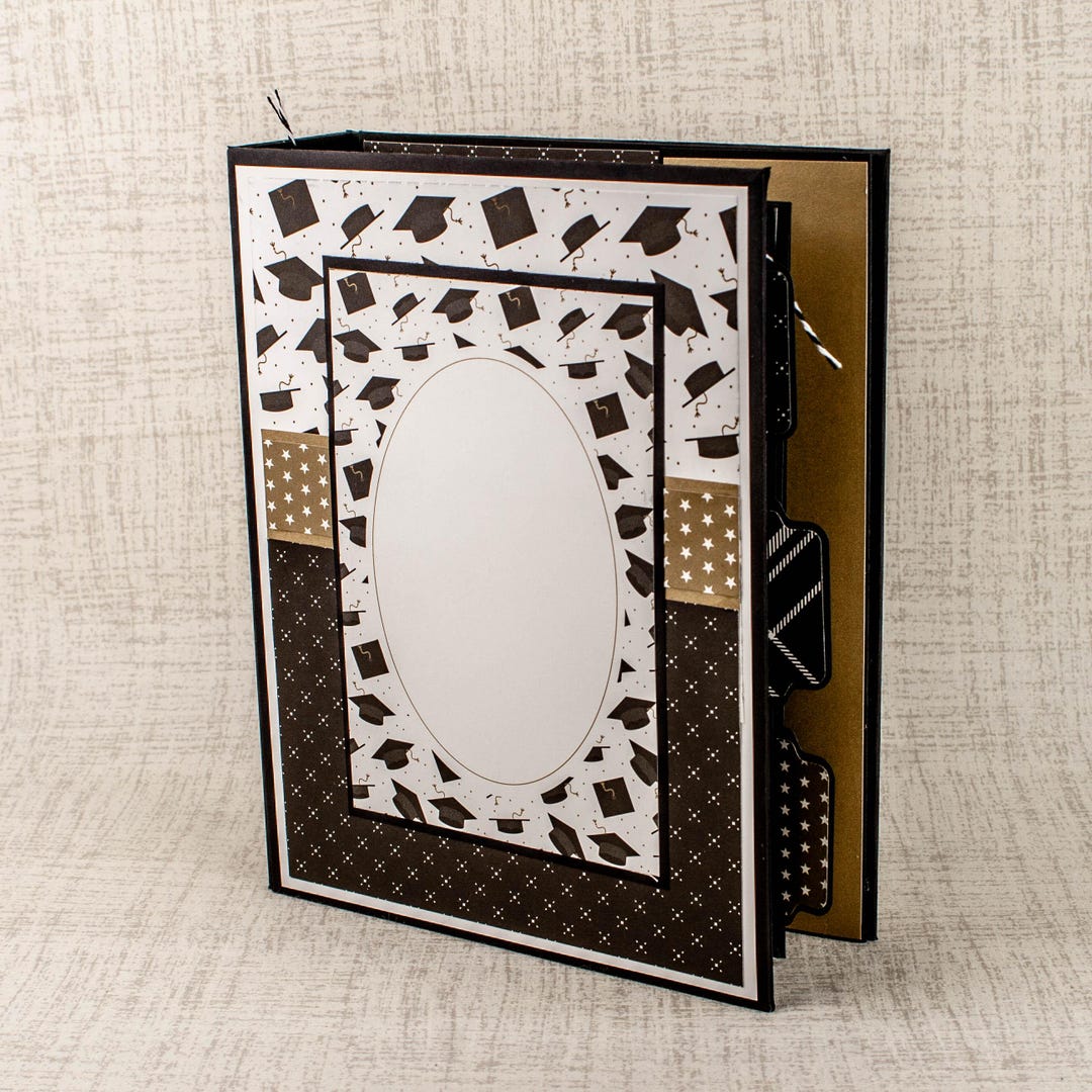 Graduation Photo Mini Album Scrapbook for Graduation Photographs and ...