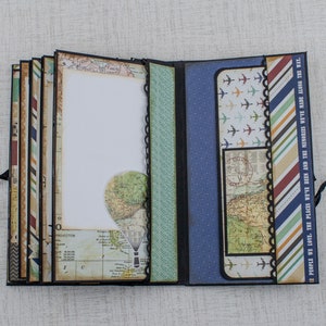 Travel Mini Scrapbook Album W/removable Pages for Photos and Journaling ...