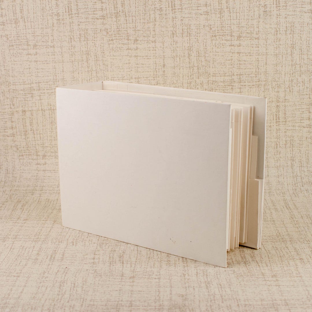 Blank Mini Scrapbook Album White Book 8x6 - Etsy