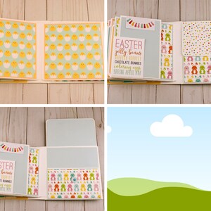 Easter Mini Album Bunny With Egg Scrapbook Album and Journalpremade ...