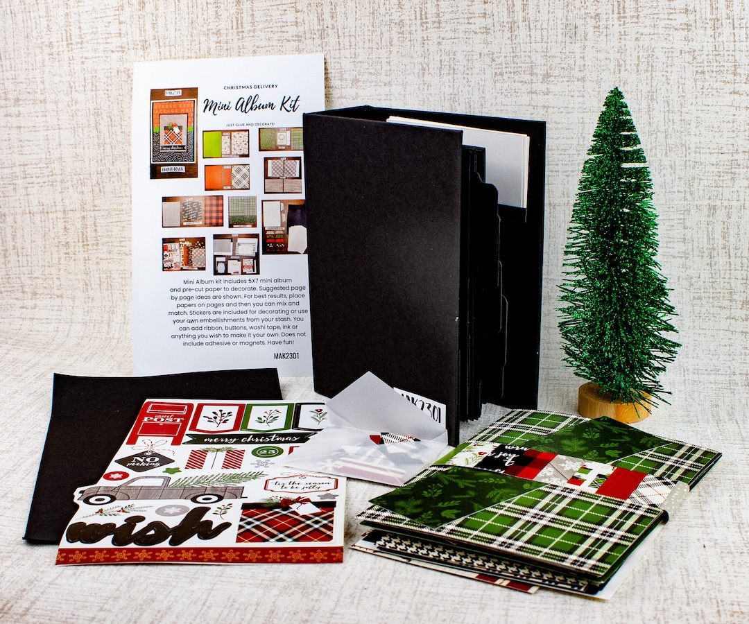 Mini Scrapbook Album Kits Do It Yourself Premade Blank Albums Precut ...