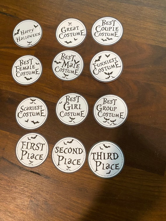 Digital DIY Black and White Halloween Costume Contest or - Etsy