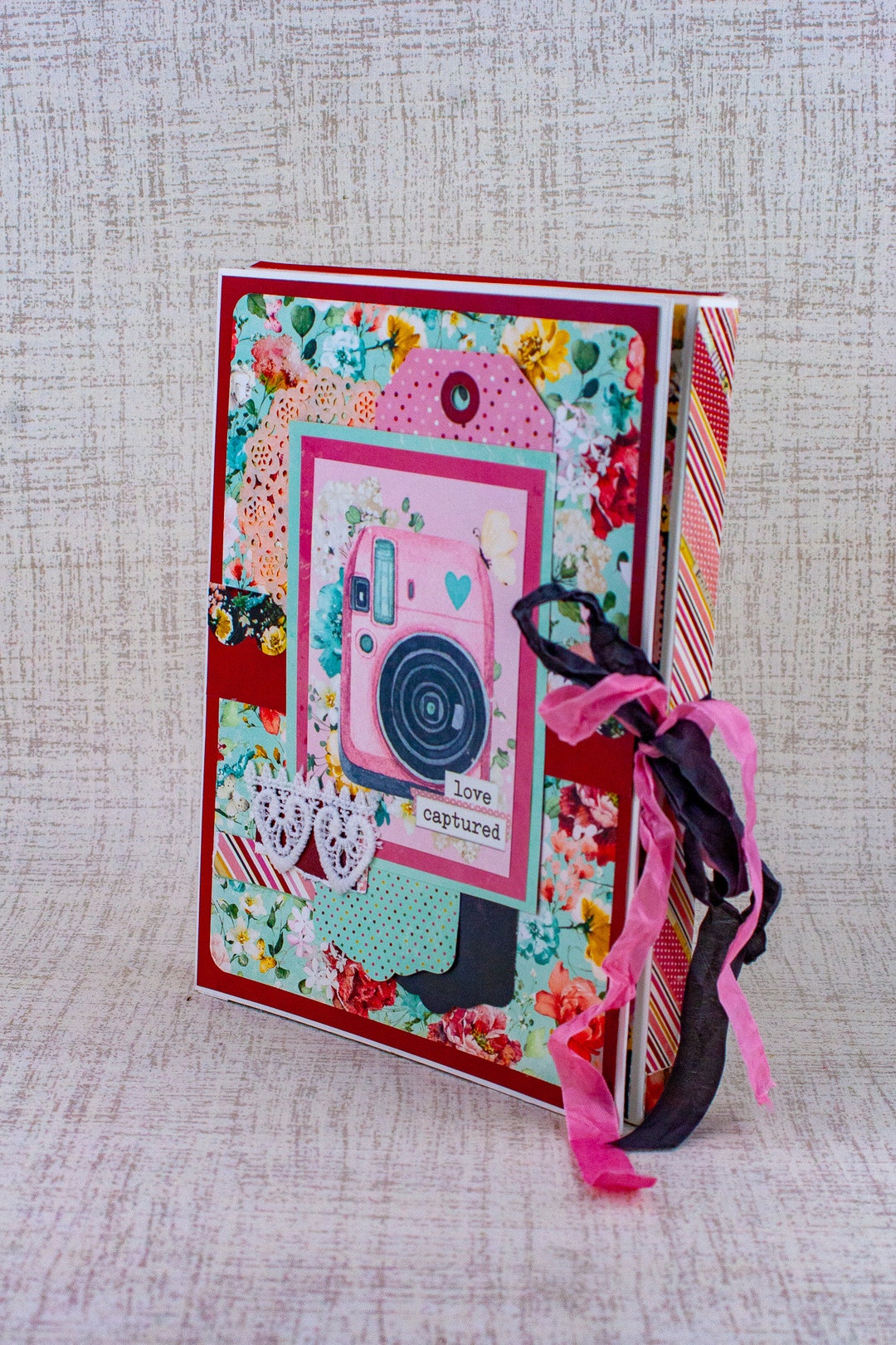 Handmade Photo Book for Photos and Journaling Scrapbook Album 8.25x 6 ...