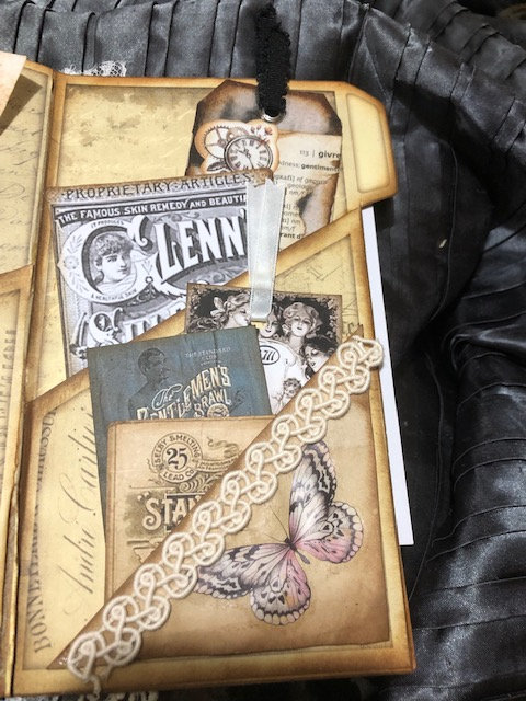 Beautiful Hand Made Vintage Style Folding Wallet ( One of a Kind ) - Etsy