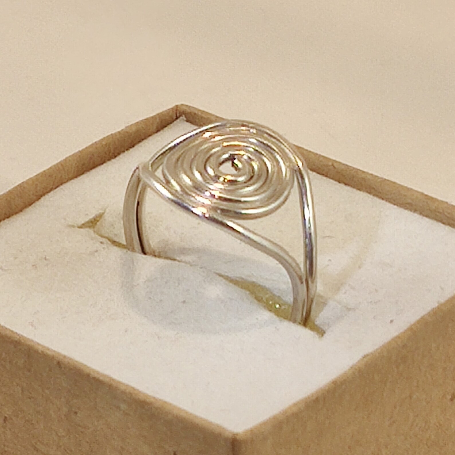 Bullseye Ring in Sterling Silver - Etsy
