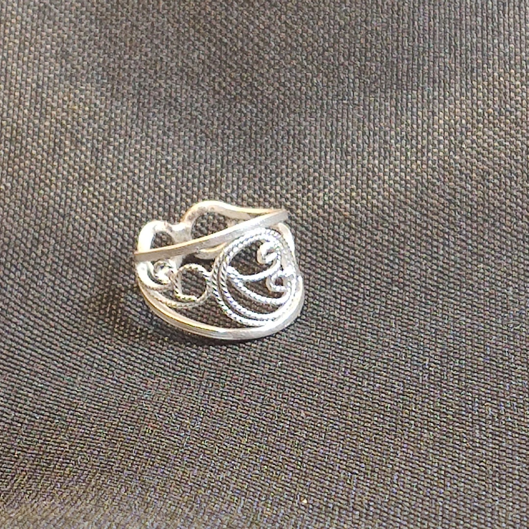 Fancy Filigree! Complex and Unique Sterling Silver Filigree Ring - Etsy