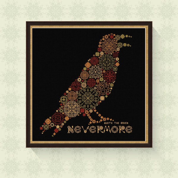 Blackwork Pattern, Three Pears, Shaded Embroidery, Varied Threads ...