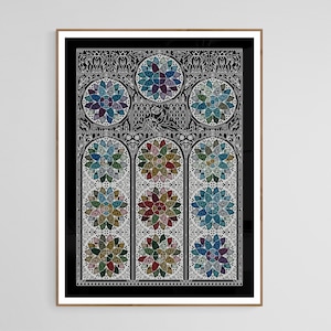 Temperature Stitch - Gothic Cathedral With Stained Windows - Modern ...