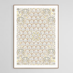 Guardian Angels Sigils Sampler — Modern Cross Stitch Pattern Blackwork ...