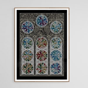 Temperature Stitch - Gothic Cathedral With Stained Windows - Modern ...