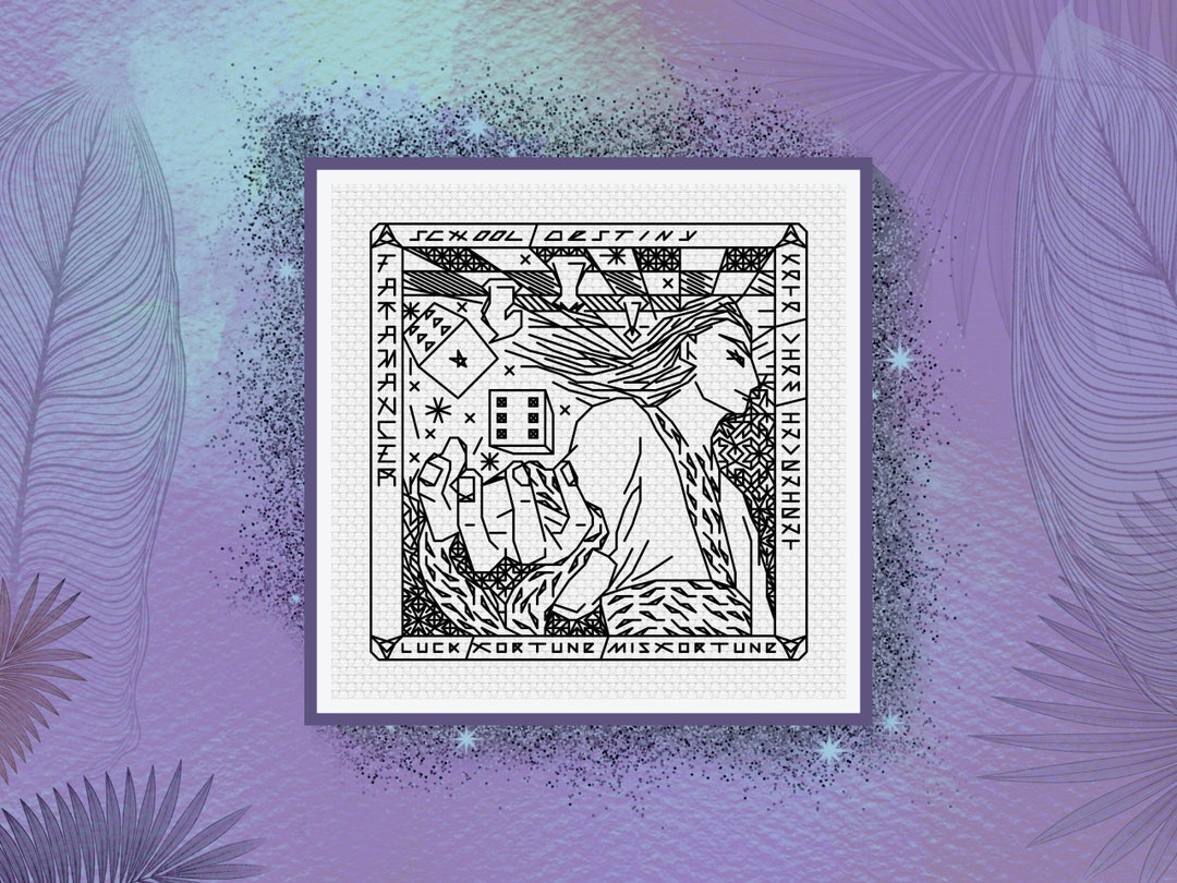 FATAMANCER Mage of Luck and Destiny Modern Cross Stitch Pattern ...