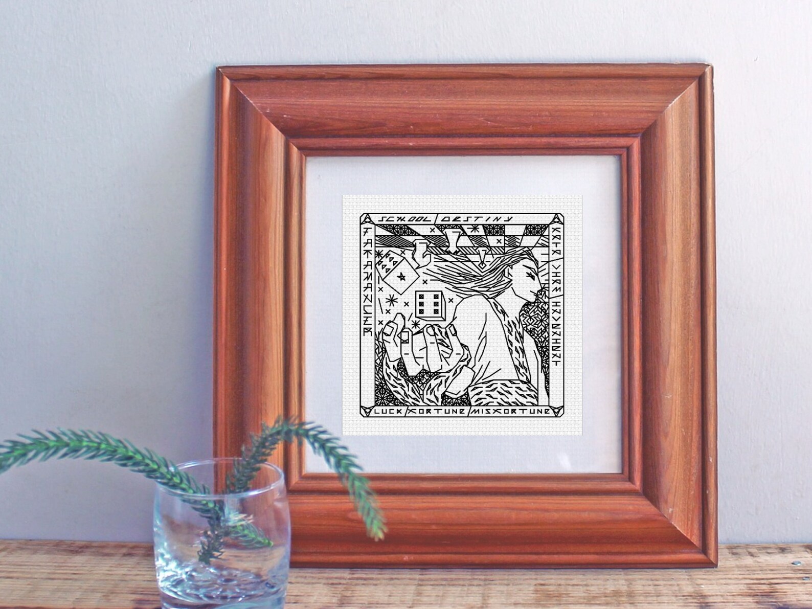 FATAMANCER Mage of Luck and Destiny Modern Cross Stitch Pattern ...