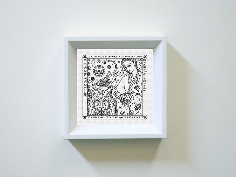 TRANSMANCER Mage of Transformation Modern Cross Stitch Pattern ...