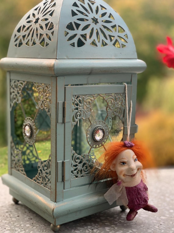 Art Troll Doll toy magic doll fantasy,Elf sculpture,Home fantasy decor ...