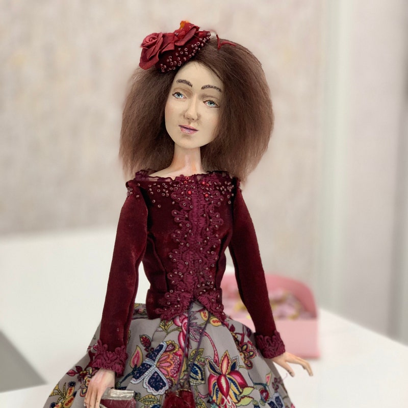 Polymer Clay Doll - Etsy