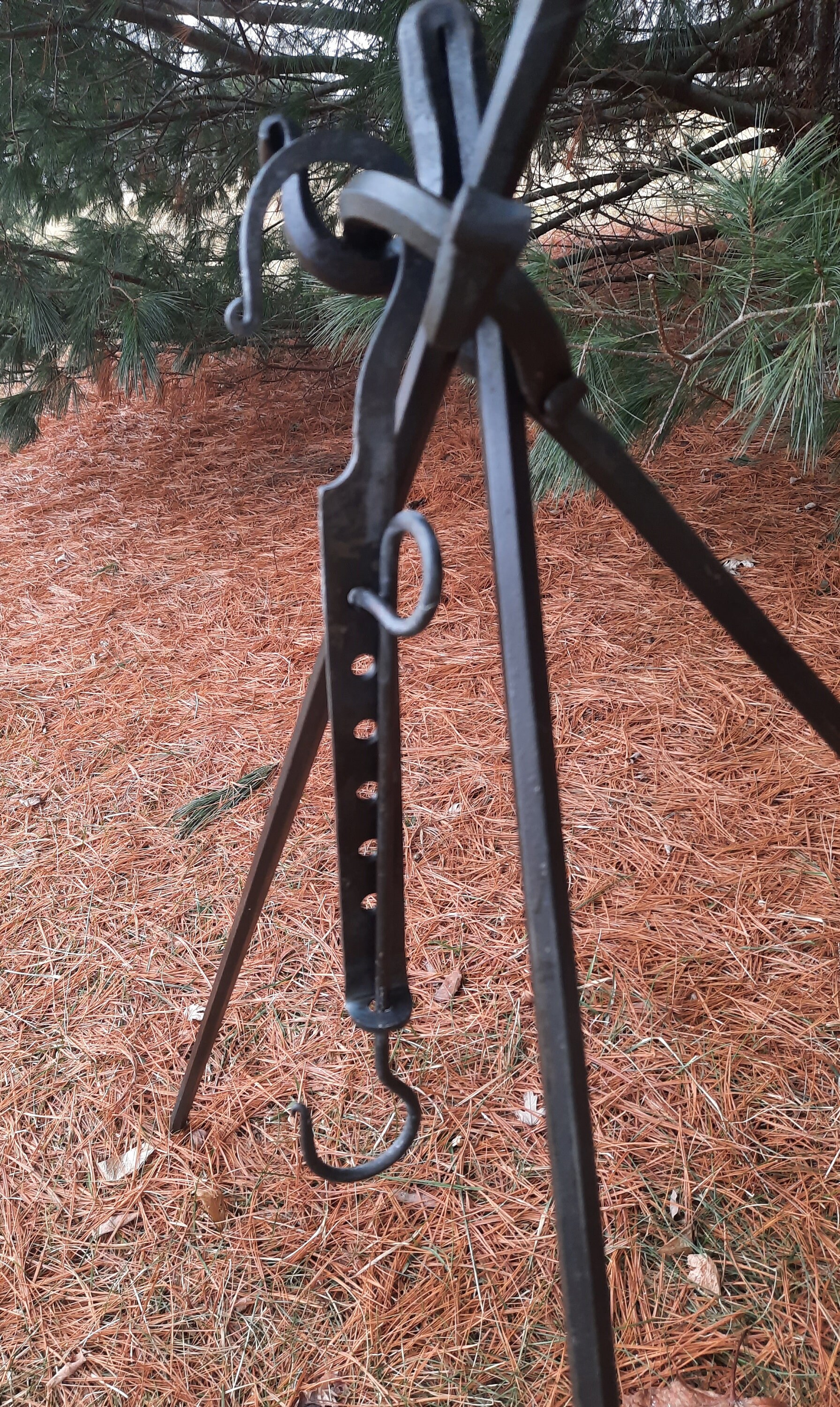 Hand Forged Camp Cooking Trammel - Etsy