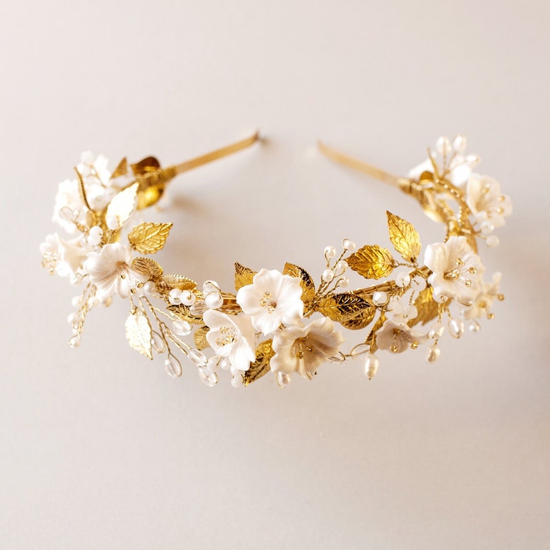 Gold Tiara - Etsy