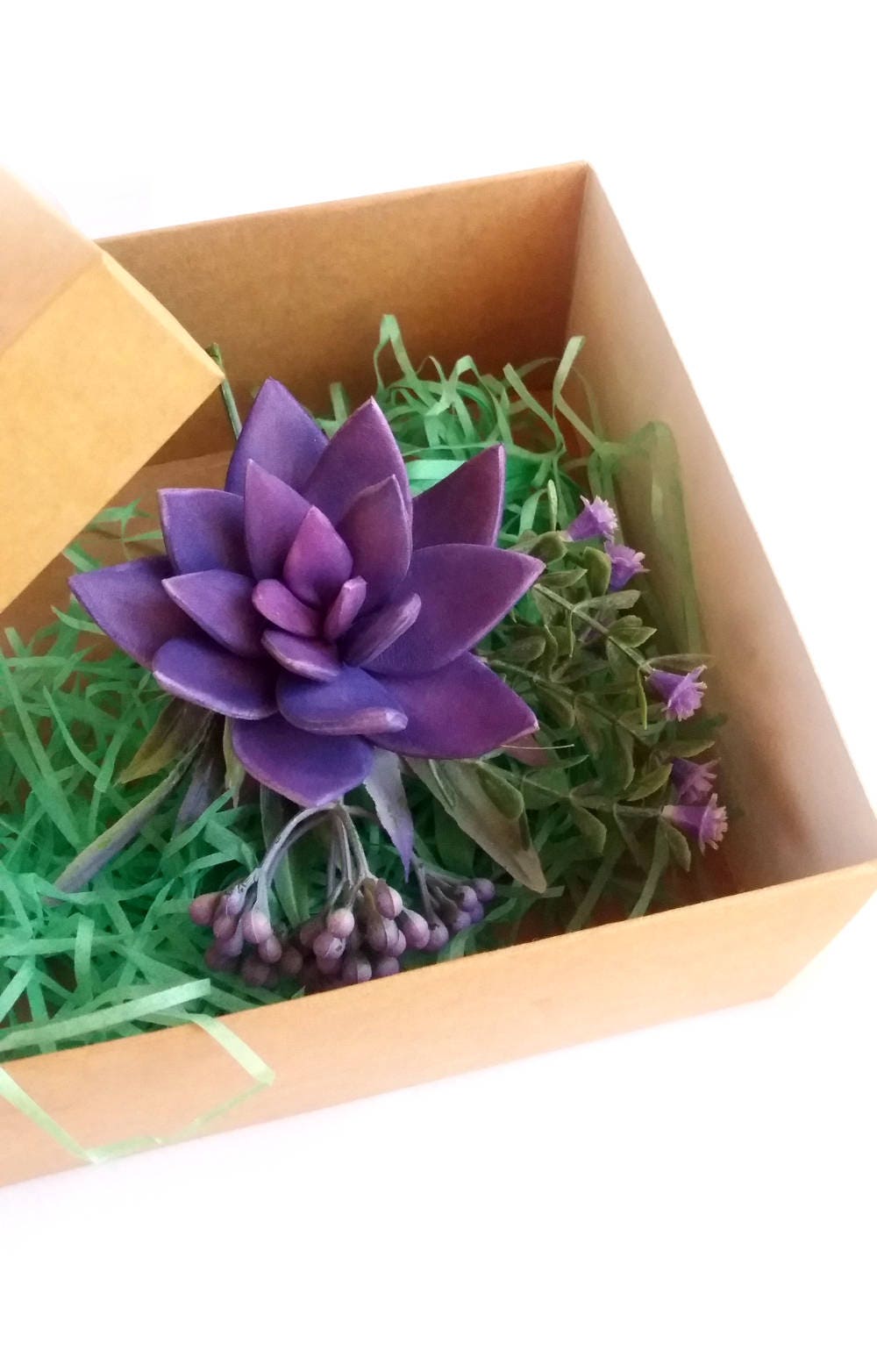 Bridal purple hair comb Ultra violet floral hair accessories | Etsy