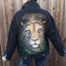 Elephant Denim Jacket, Custom Hand Painted Denim Jacket, Hand Painted ...