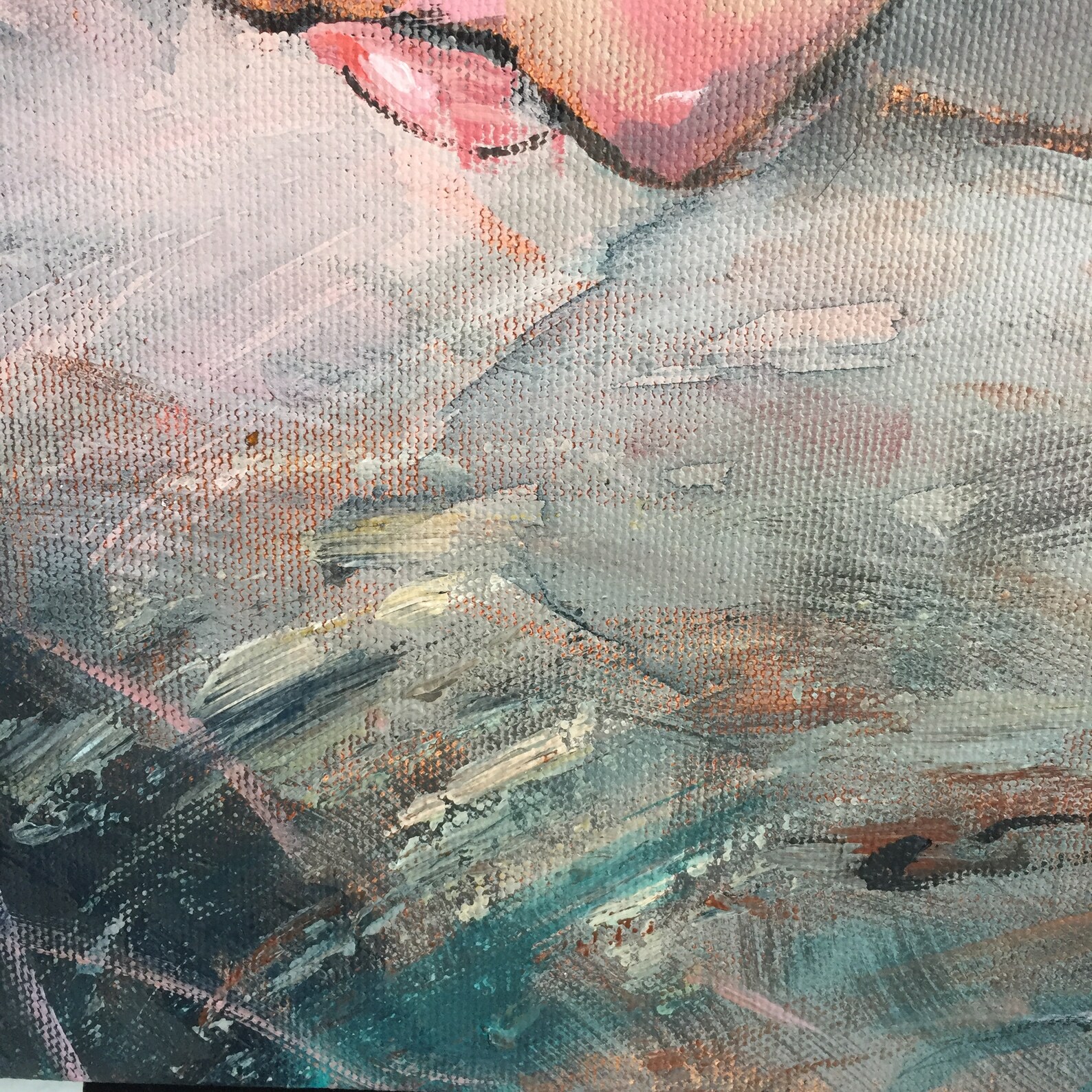 Vegan Art Animal Rights Art Pig Painting Original One of a | Etsy