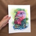 Watercolor Turkey Painting Watercolor Painting of Turkey on - Etsy