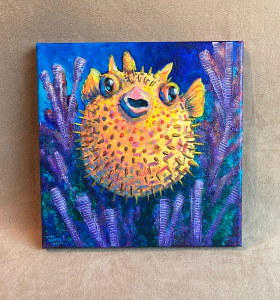 Puffer Fish Painting