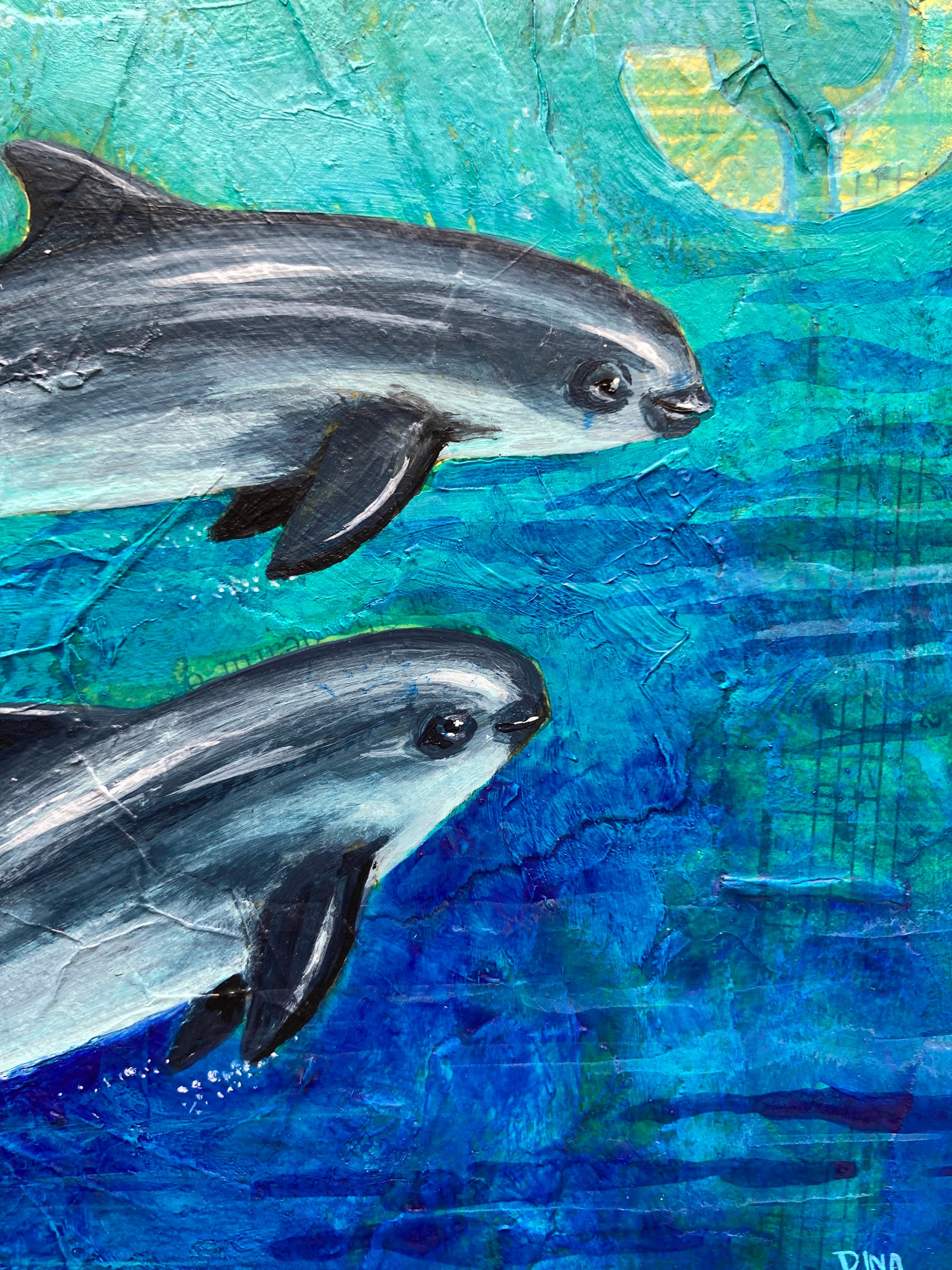Vaquita Painting Vaquita Art // One of A Kind Painting on | Etsy