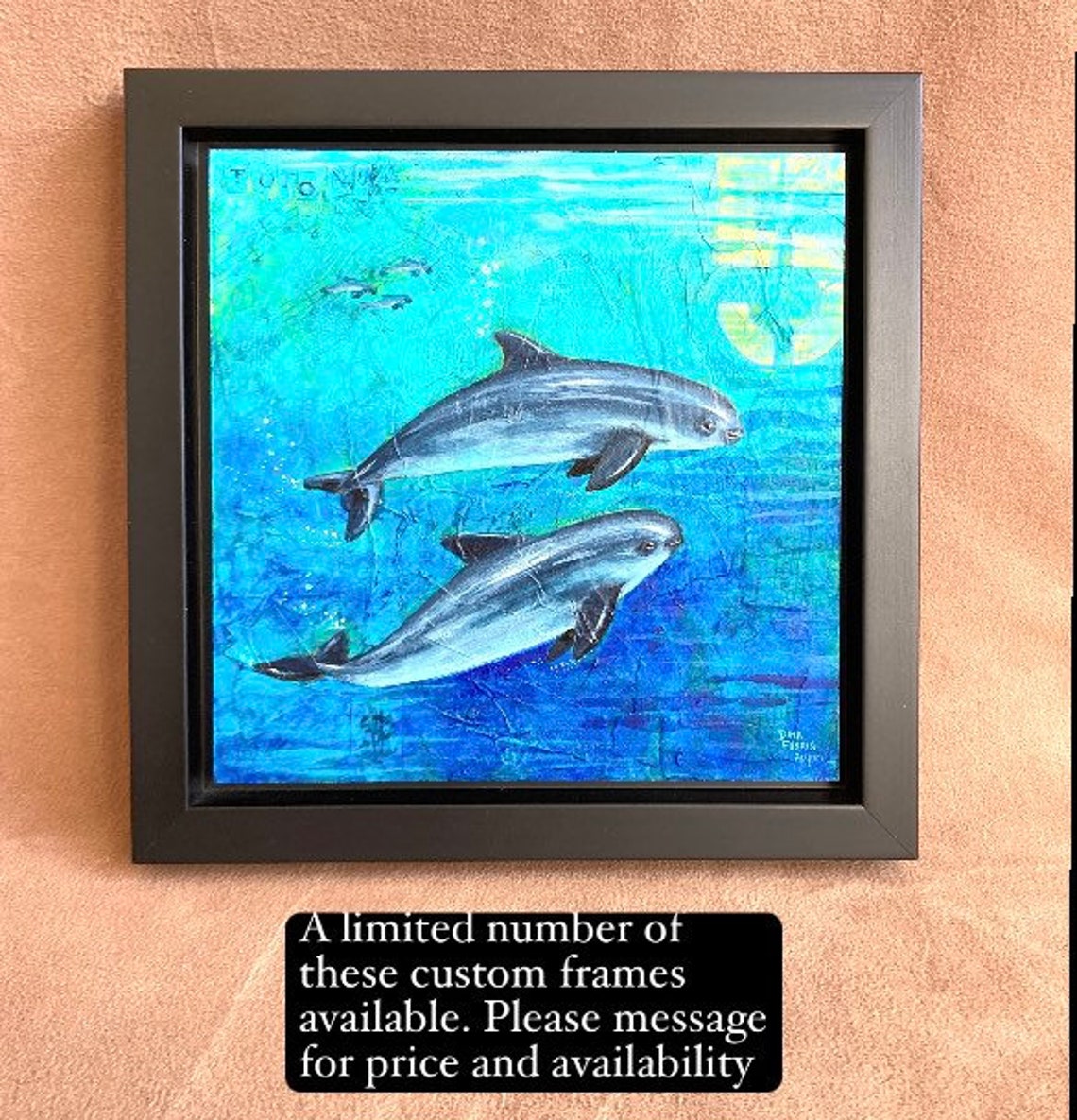 Vaquita Painting Vaquita Art // One of A Kind Painting on | Etsy
