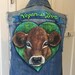 Elephant Denim Jacket Custom Hand Painted Denim Jacket Hand - Etsy